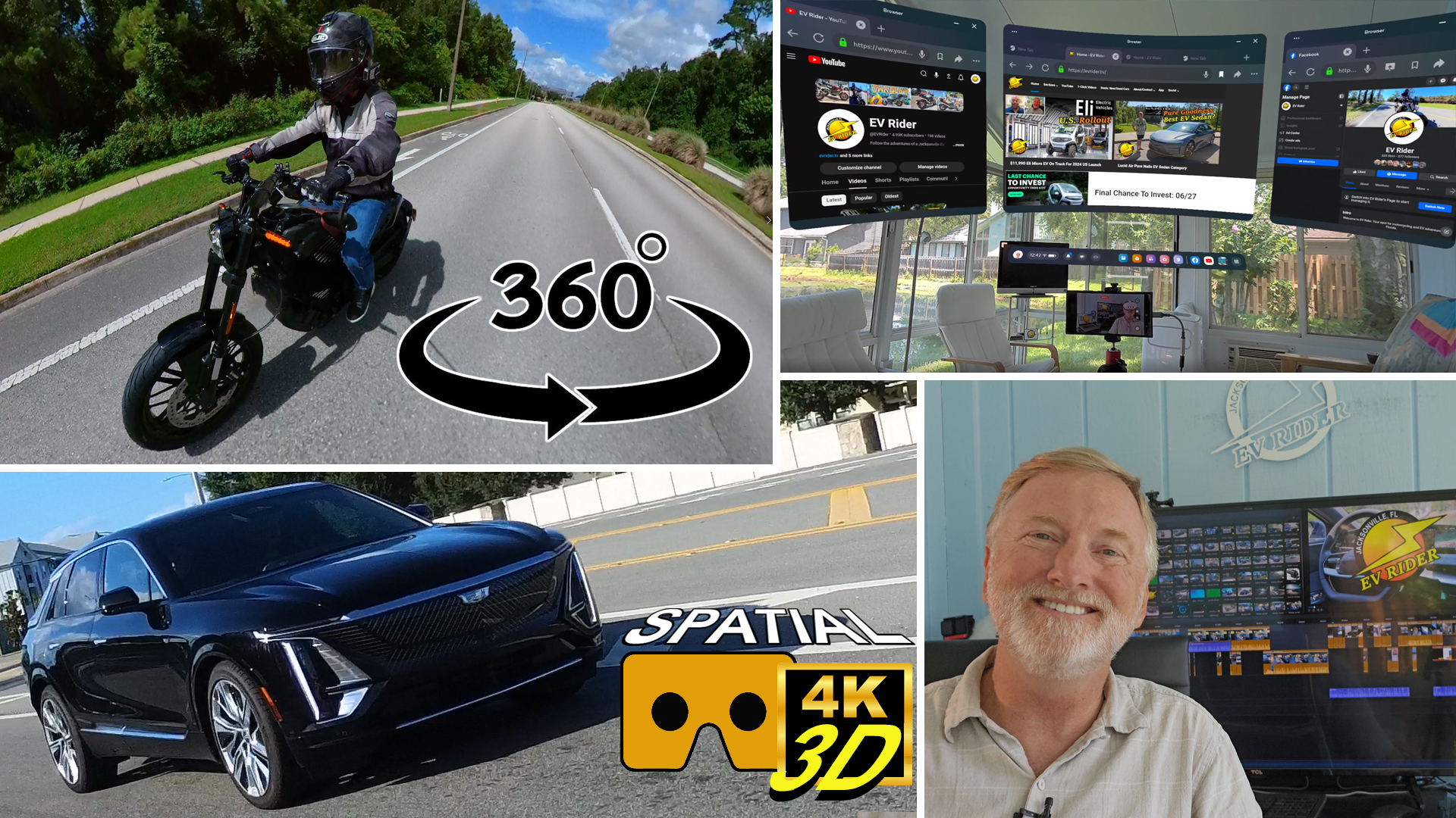EV Rider Jumps Into The Future With VR 3D, 360 Video - EV Rider